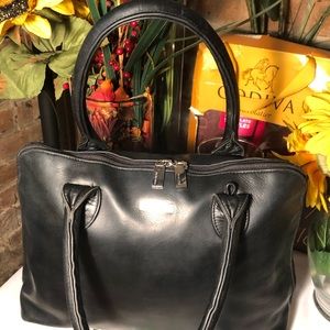 Perlina | Bags | Perlina Leather Handbag | Poshmark
